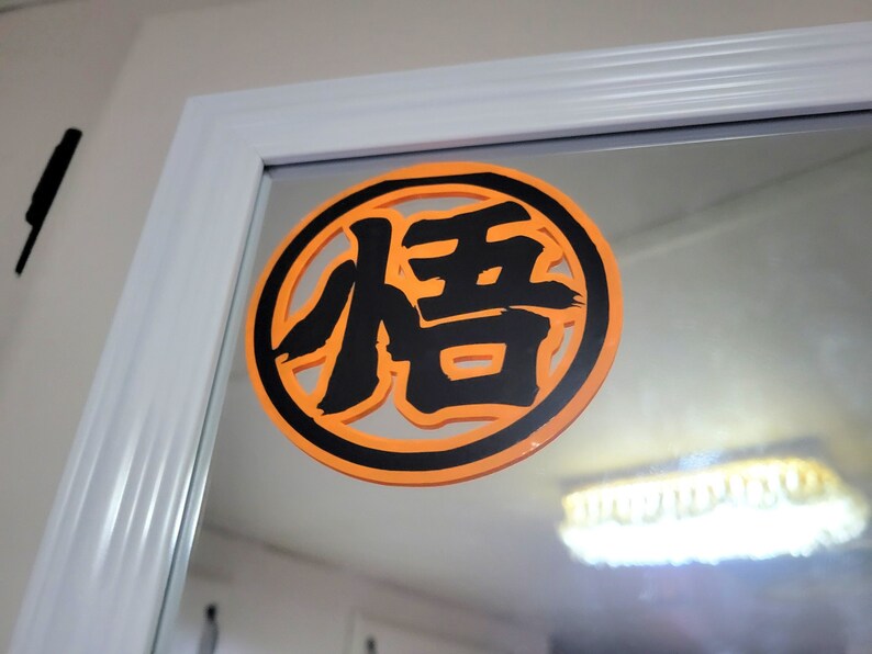Goku Kanji Anime Vinyl Decal DBZ Dragon Ball Z Dragonball Car Sticker ...