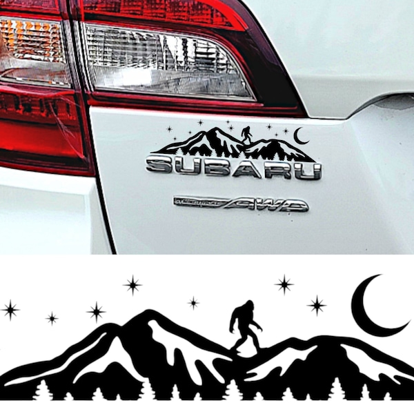 Bigfoot Subaru Crosstrek Decal - Etsy
