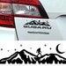 Mt. Hood & Sasquatch Car Emblem Decal Badge Accessories | PNW Bigfoot ...