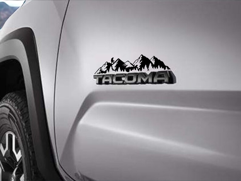 Subaru Emblem Decal & Badge Decoration Sasquatch Mountain Vinyl Sticker ...