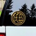 DRAGON BALL Z Kanji Vinyl Decal Pack Goku Vegeta Master Roshi Gohan Dbz ...