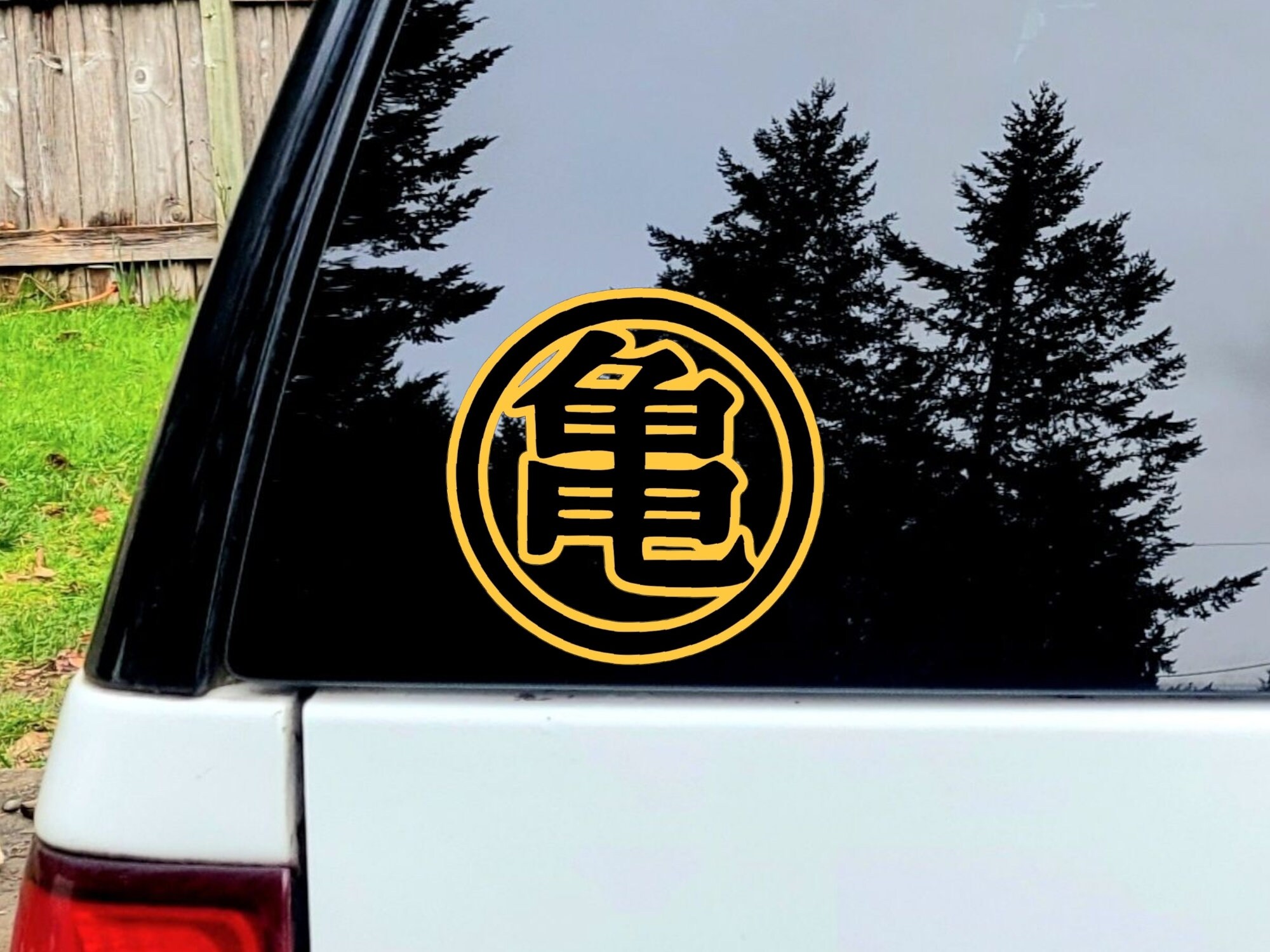 DRAGON BALL Z Kanji Vinyl Decal Pack Goku Vegeta Master Roshi Gohan Dbz ...