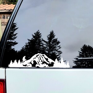 Mt. Rainier & Sasquatch Car Emblem Decal Badge Accessories Decoration ...