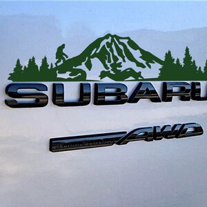 Mt. Rainier & Sasquatch Car Emblem Decal Badge Accessories Decoration ...