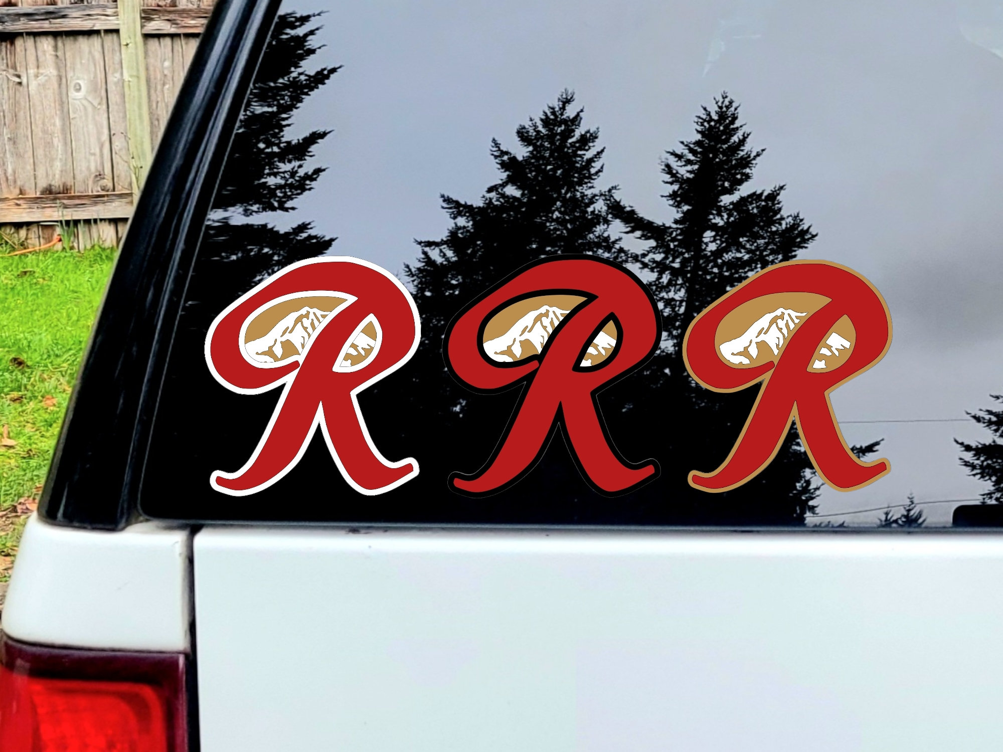 RAINIER BEER Logo Vinyl Decal - Classic Retro Rainier Sticker for Car ...