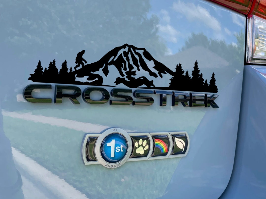 Mt. Rainier & Sasquatch Car Emblem Decal Badge Accessories Decoration ...