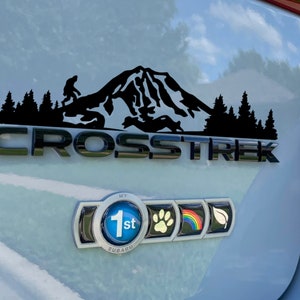 Mt. Rainier & Sasquatch Car Emblem Decal Badge Accessories Decoration ...