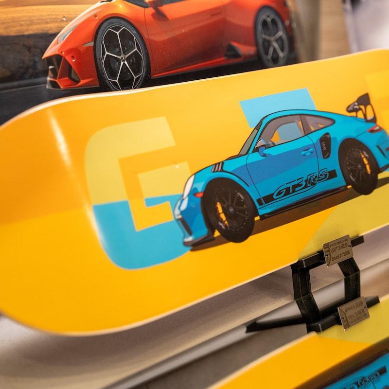 Skateboard Car Wall Art - Etsy