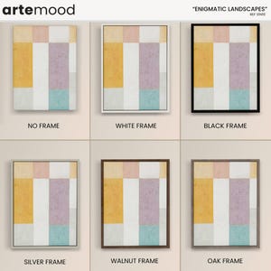 Minimalist Pastel Color Art Canvas, Harmony, Serene, Peaceful, Calming ...
