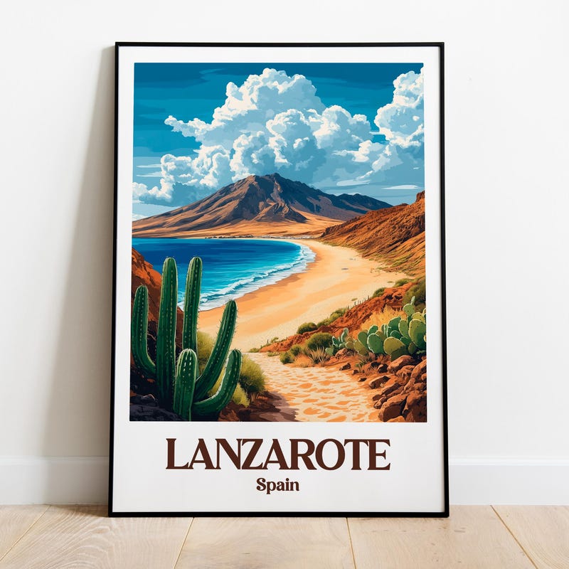 Lanzarote Wall Prints - Etsy UK