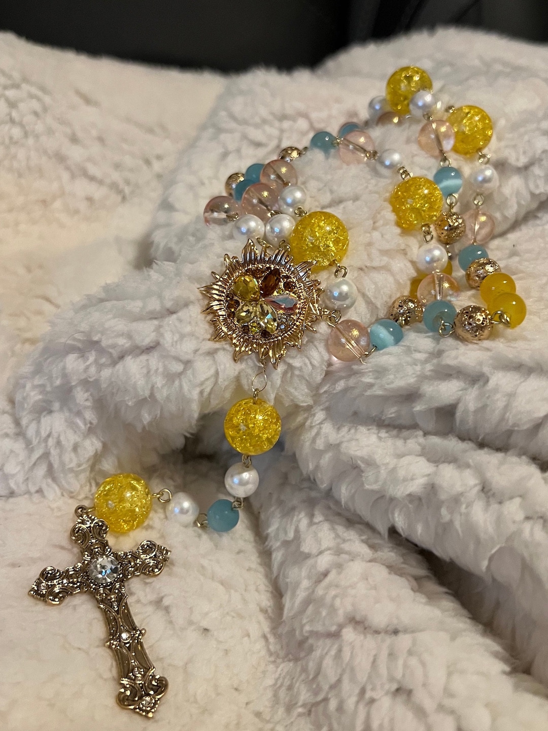 Pre-made Rosaries (sun & Moon Theme) - Etsy