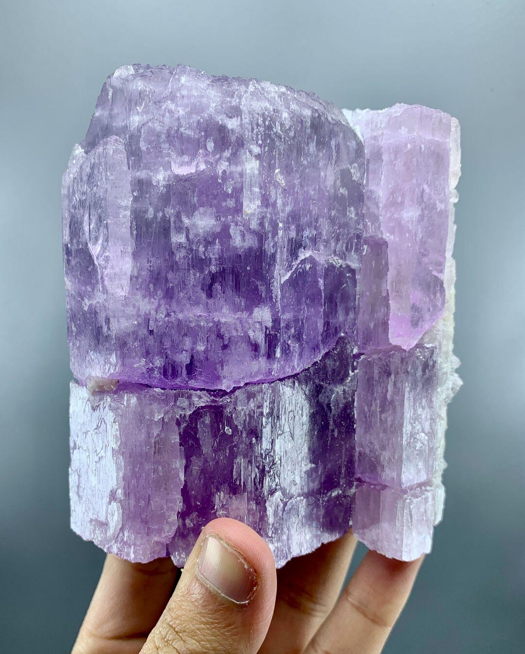 Out Standing Double Terminated Etched Kunzite Crystal WEIGHT ; 1118 ...