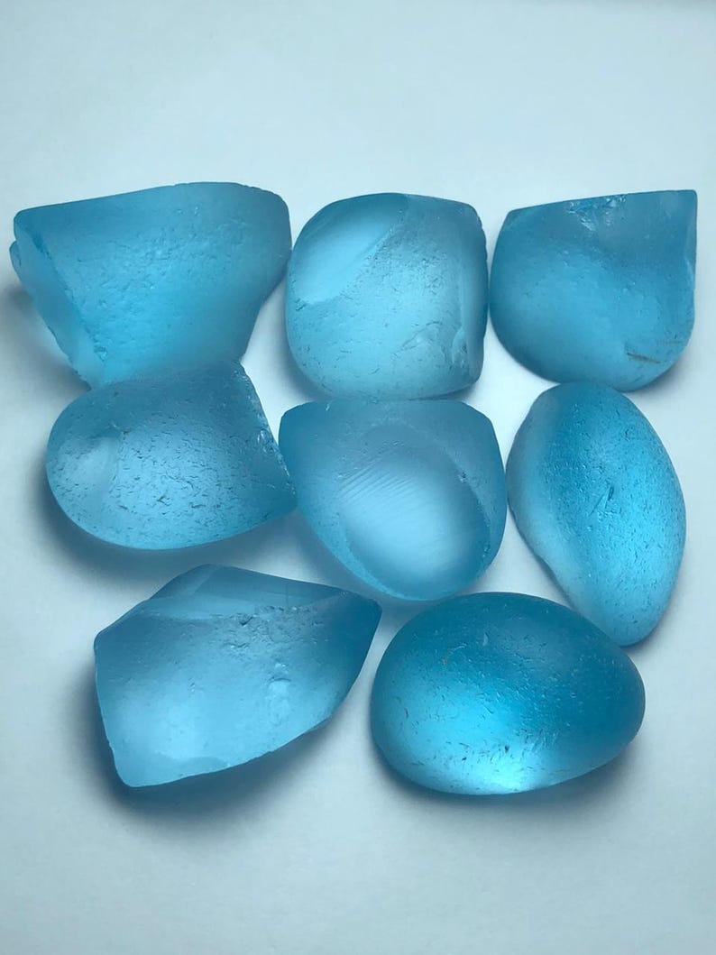 550 Carat Beautiful Facet Grade Blue Topaz Rough Lot From Africa, Blue ...
