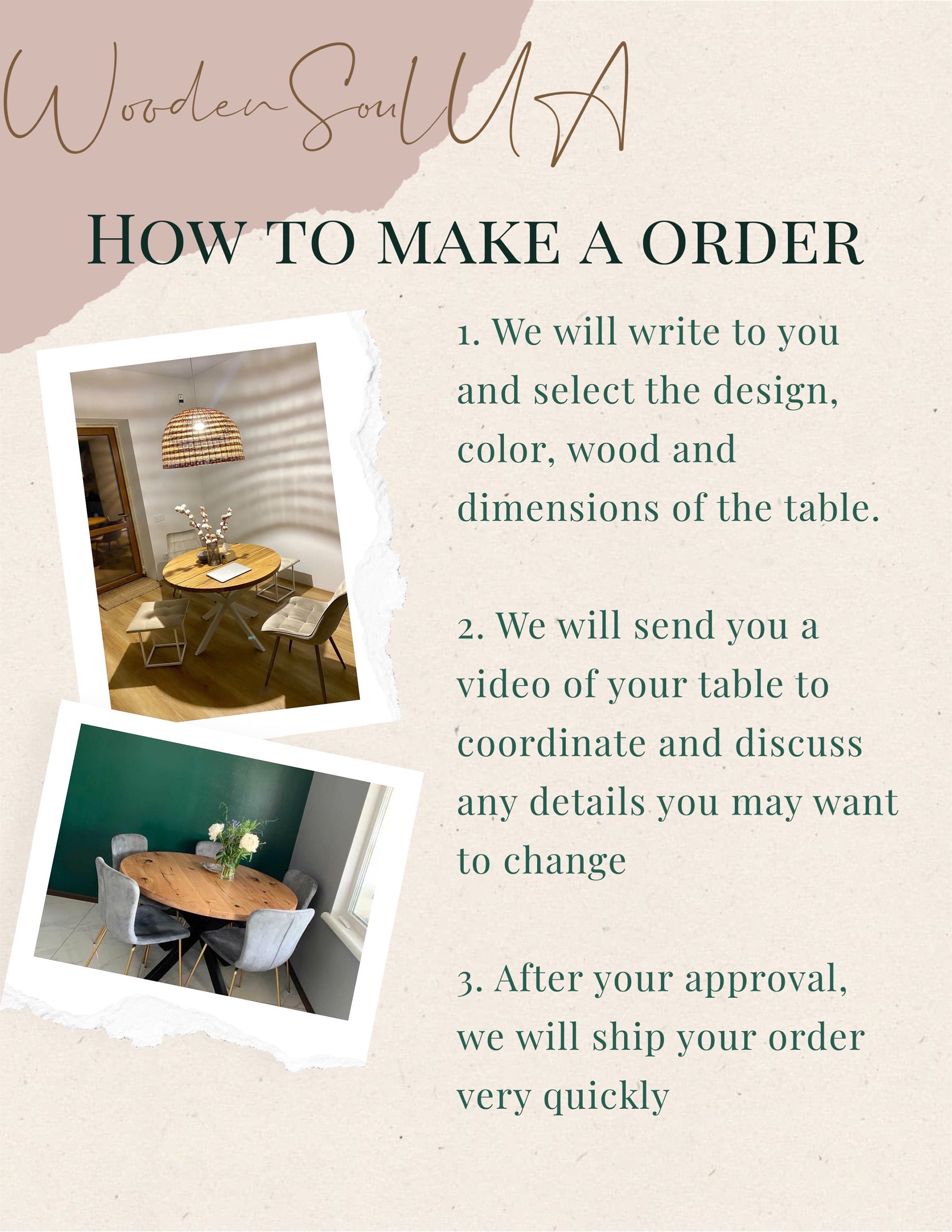Extendable Table, Round Dining Table, Solid Wood Table, Dining Table ...