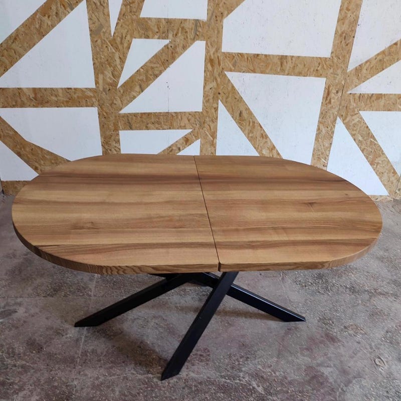 Solid Wood Extendable Table - Etsy