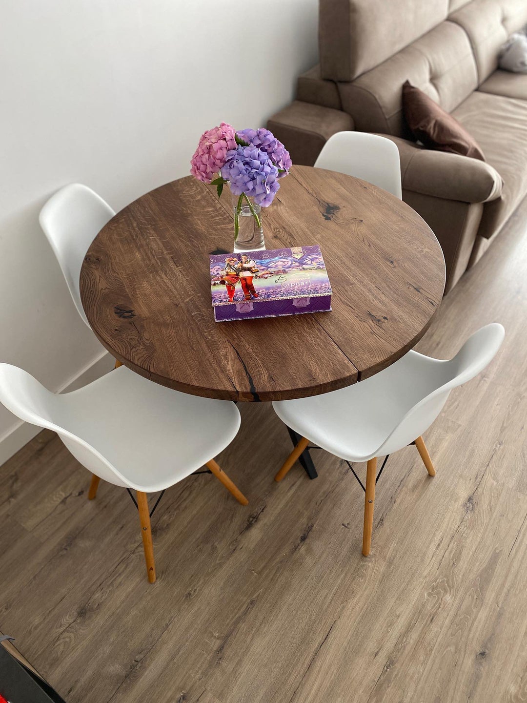 Extendable Dining Table, Round Dining Table, Solid Wood Dining Table ...