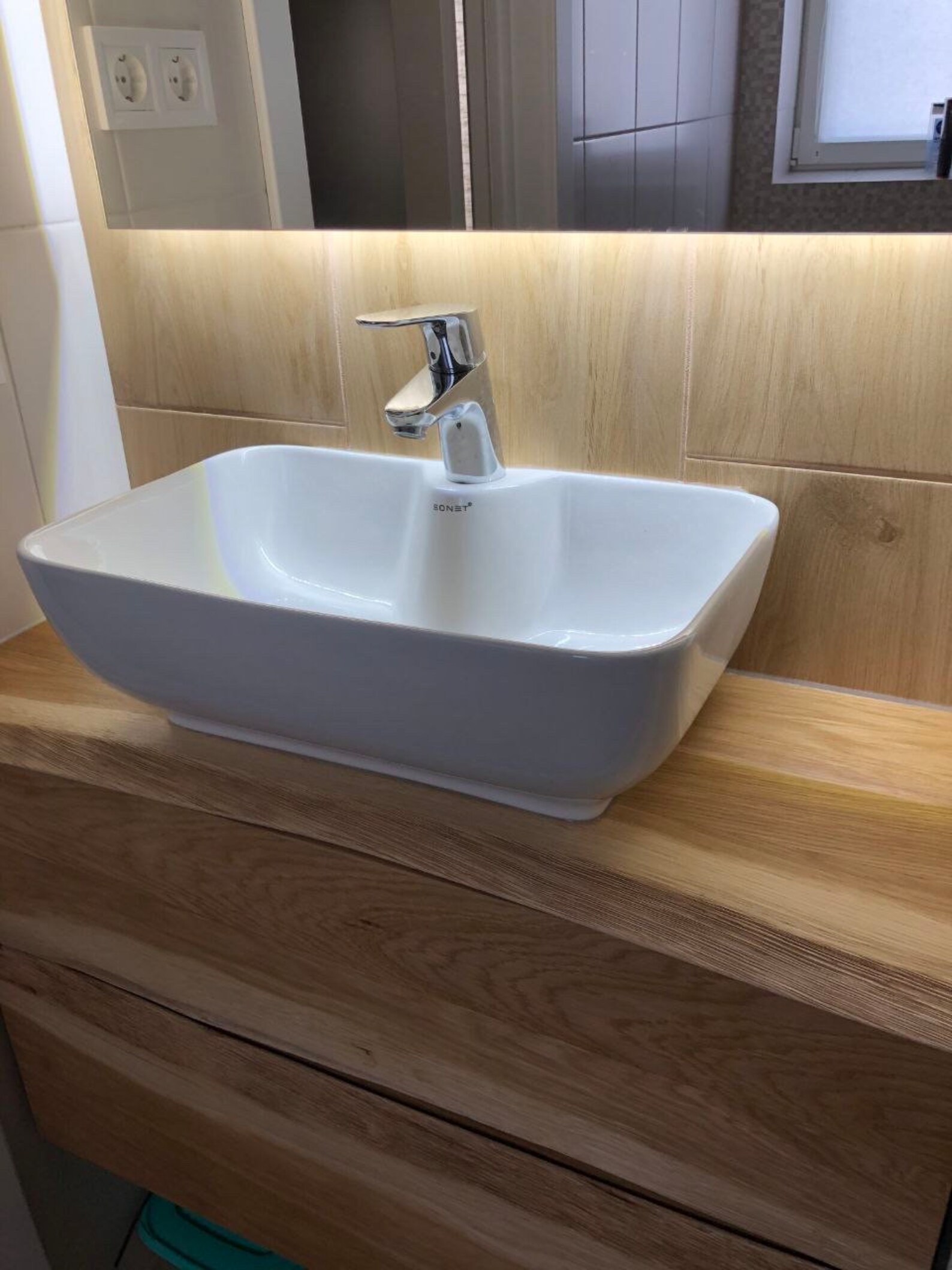 Oak Bathroom Vanity Unit Drawer, Vanity Drawers, Modern Bathroom Drawer ...