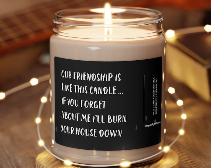 Friendship Candle, Best Friend Gift, Friendship Gift, Friend Gift, Our ...