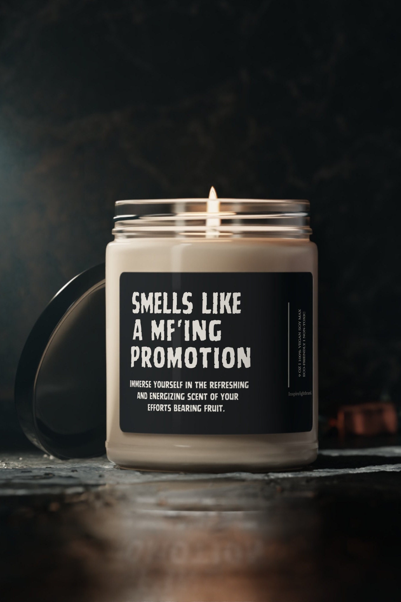 Smells Like A Promotion Soy Wax Candle, Mf'ing Promotion, Promotion ...