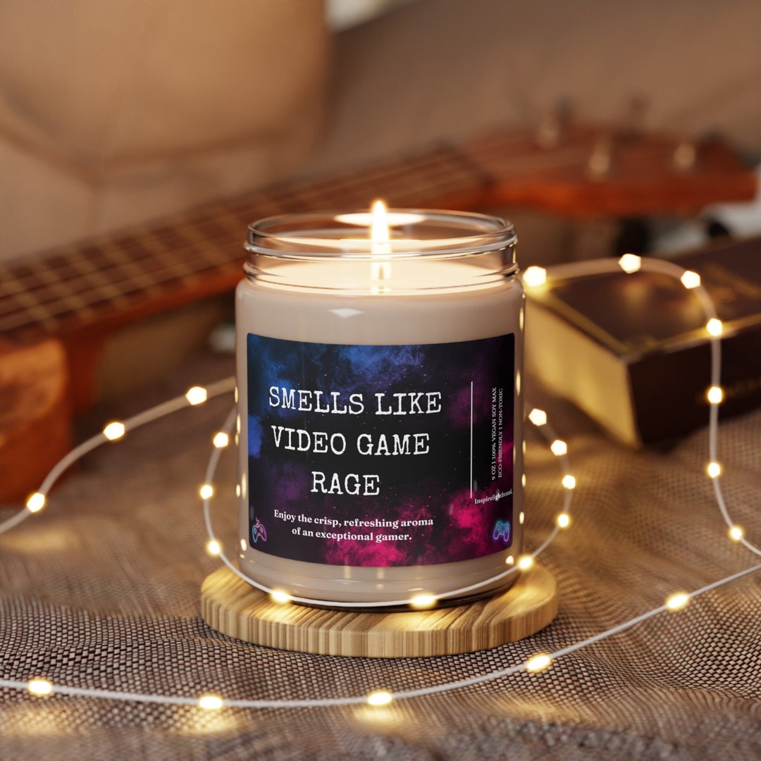 Video Game Rage Candle, Funny Gamer Candle, Gift for Video Game Lover ...