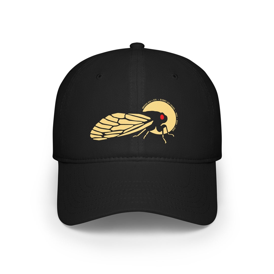 Cicada Baseball Cap With Historic Double Brood Information Available in ...