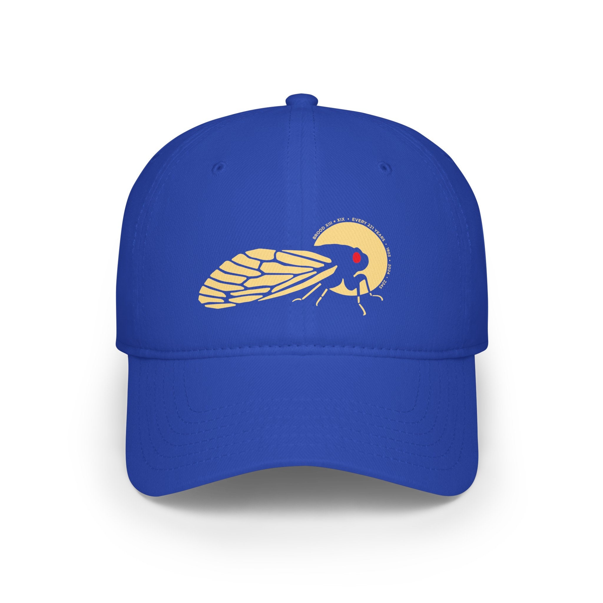 Cicada Baseball Cap With Historic Double Brood Information Available in ...