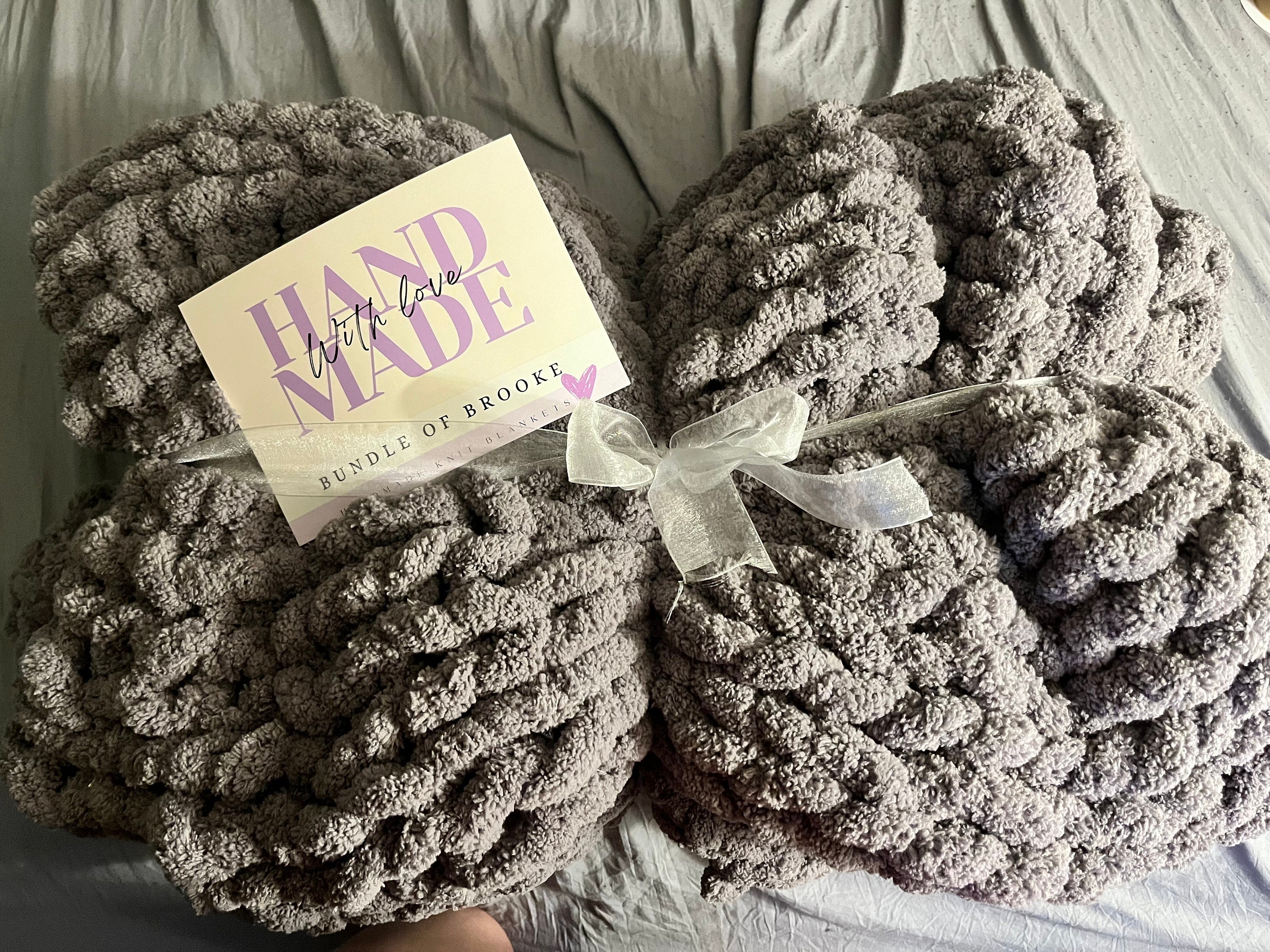 Chunky Knit Blanket Custom - Etsy