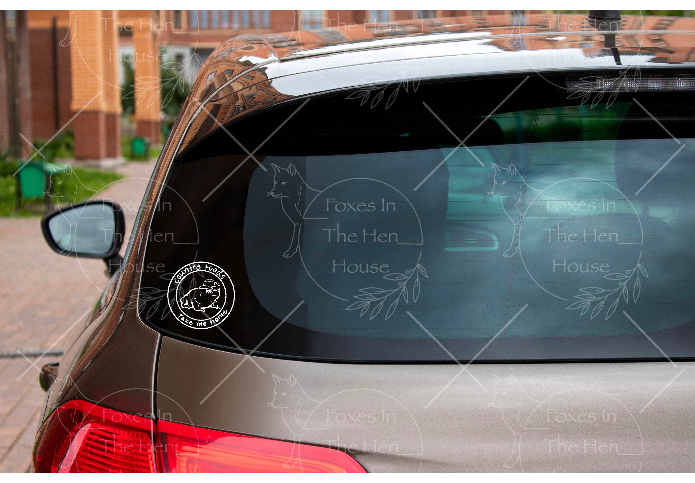 Country Toads Decal Sticker Frog - Etsy