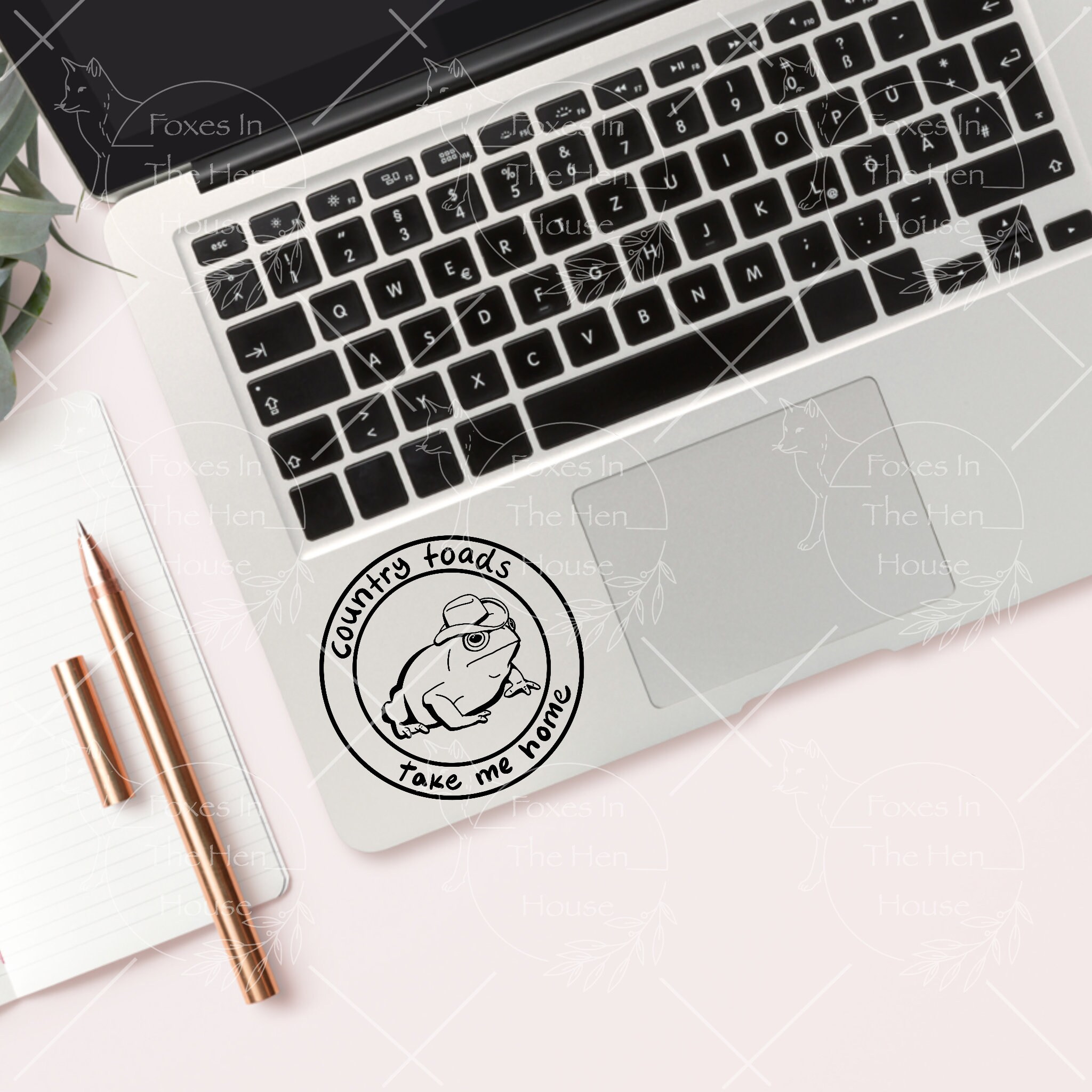 Country Toads Decal Sticker Frog - Etsy