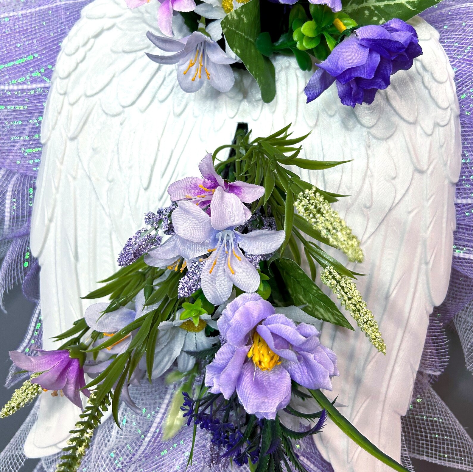 Angel Wings Wreath Attachment - Etsy
