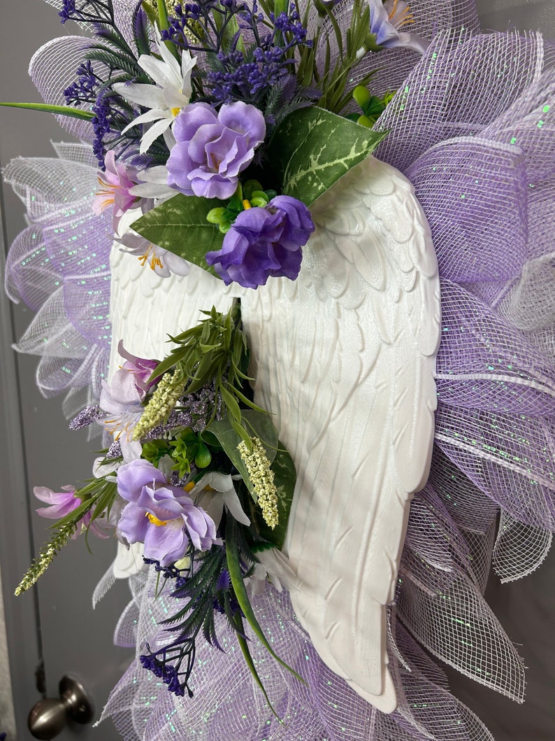 Angel Wings Wreath Attachment - Etsy