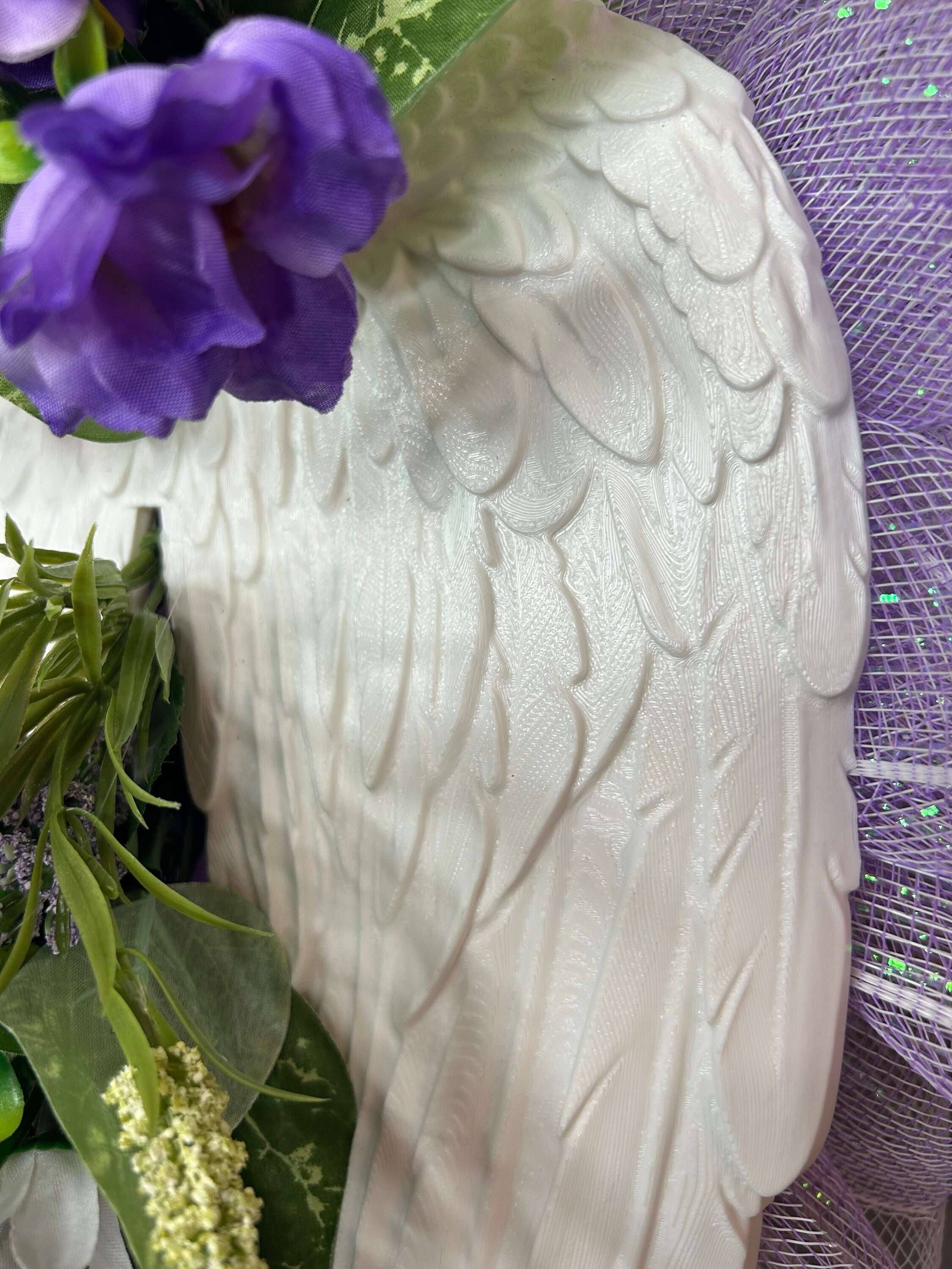 Angel Wings Wreath Attachment - Etsy