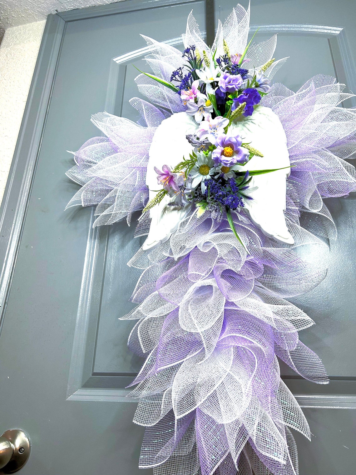 Angel Wings Wreath Attachment - Etsy