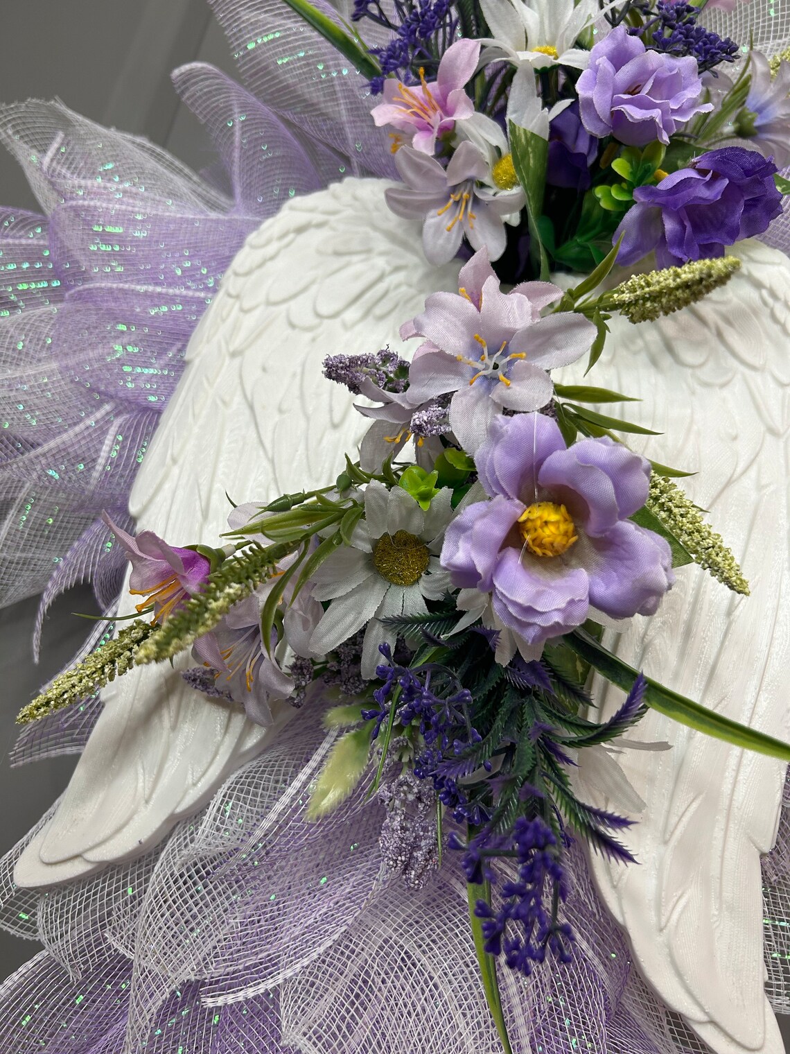 Angel Wings Wreath Attachment - Etsy