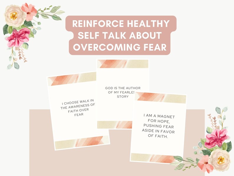 Anxiety Affirmation Cards for Christian Women Gift Ideas for Teens ...