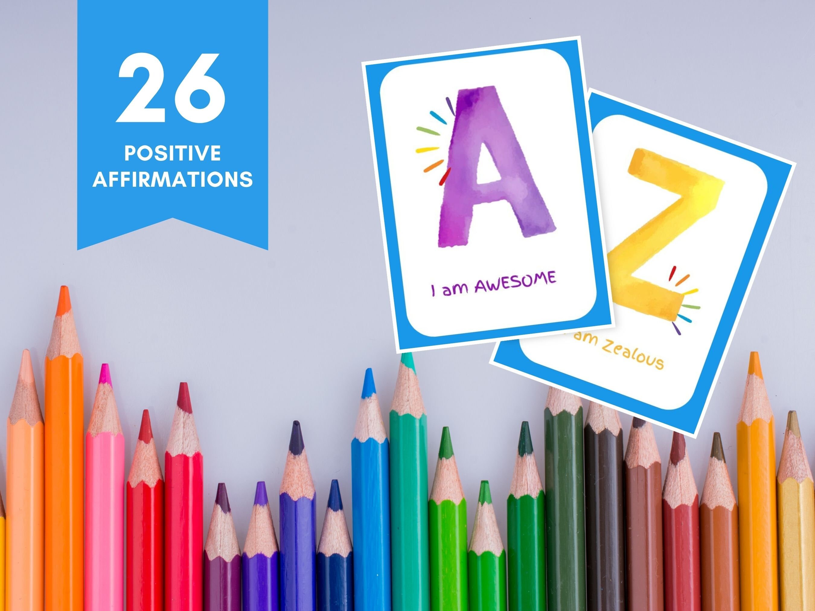 Kids Positive Affirmation Card for Homeschool Printable Preschool ...