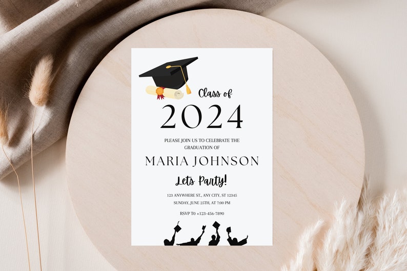 Graduation Party Invitation Graduation Invitation Template Graduation ...