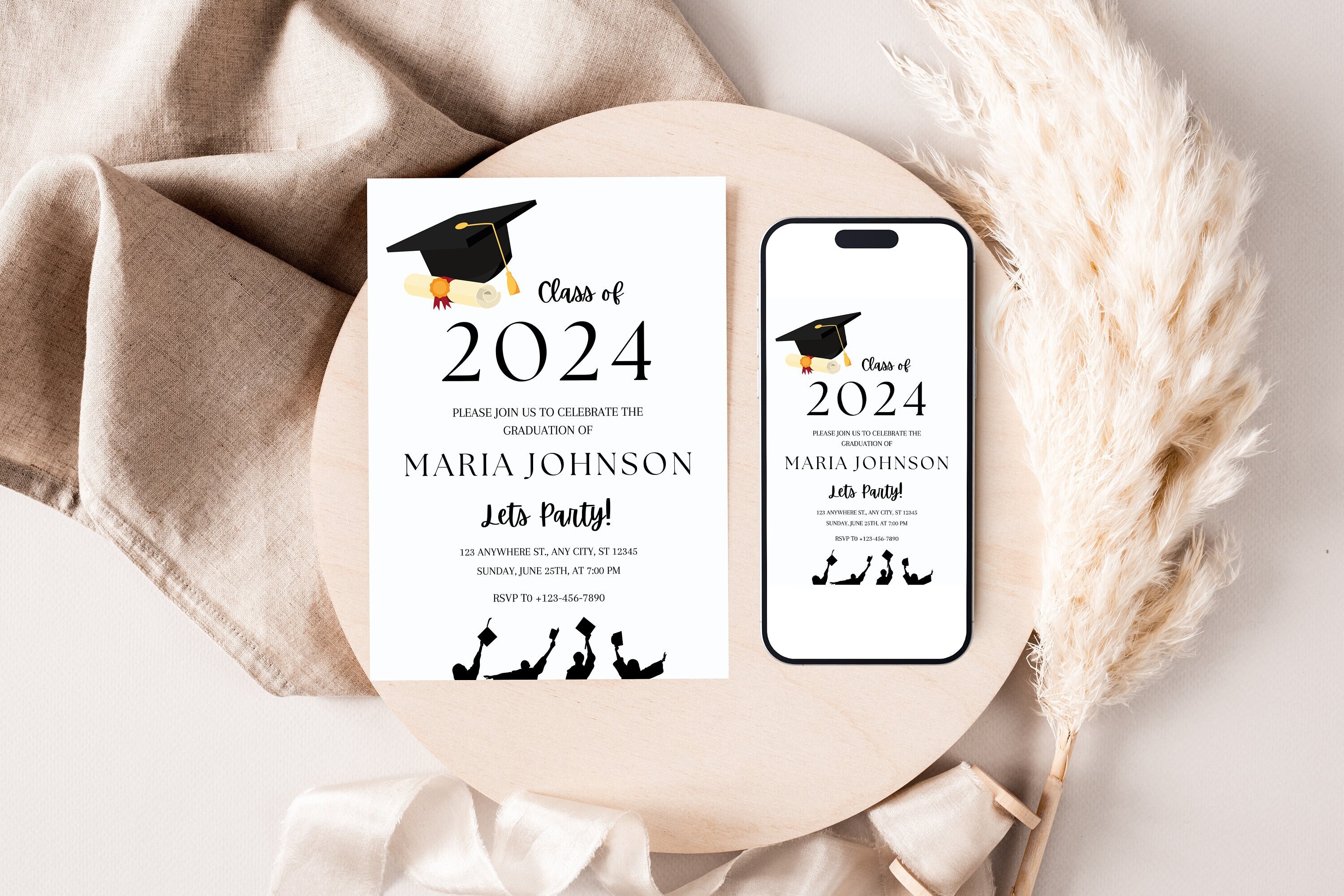 Graduation Party Invitation Graduation Invitation Template Graduation ...