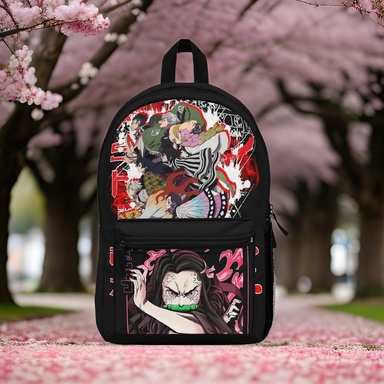 Nezuko Demon Slayer Otaku Style Backpack Spacious, Durable, and Stylish ...