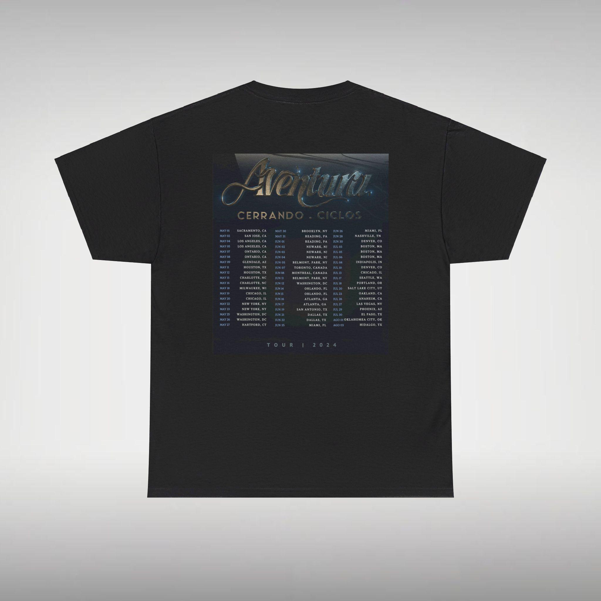 2024 Aventura Tour, Cerrando Ciclos, Graphic T-shirt, Concert List ...