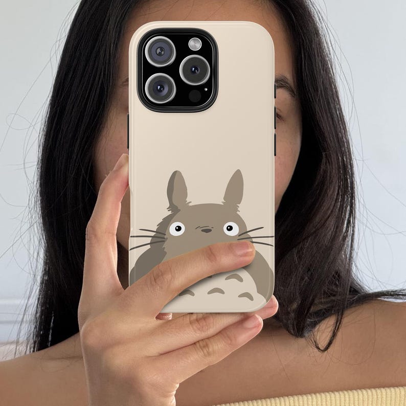 Totoro Phone Case | Anime Tough Case, Studio Ghibli Inspired Cover - Etsy