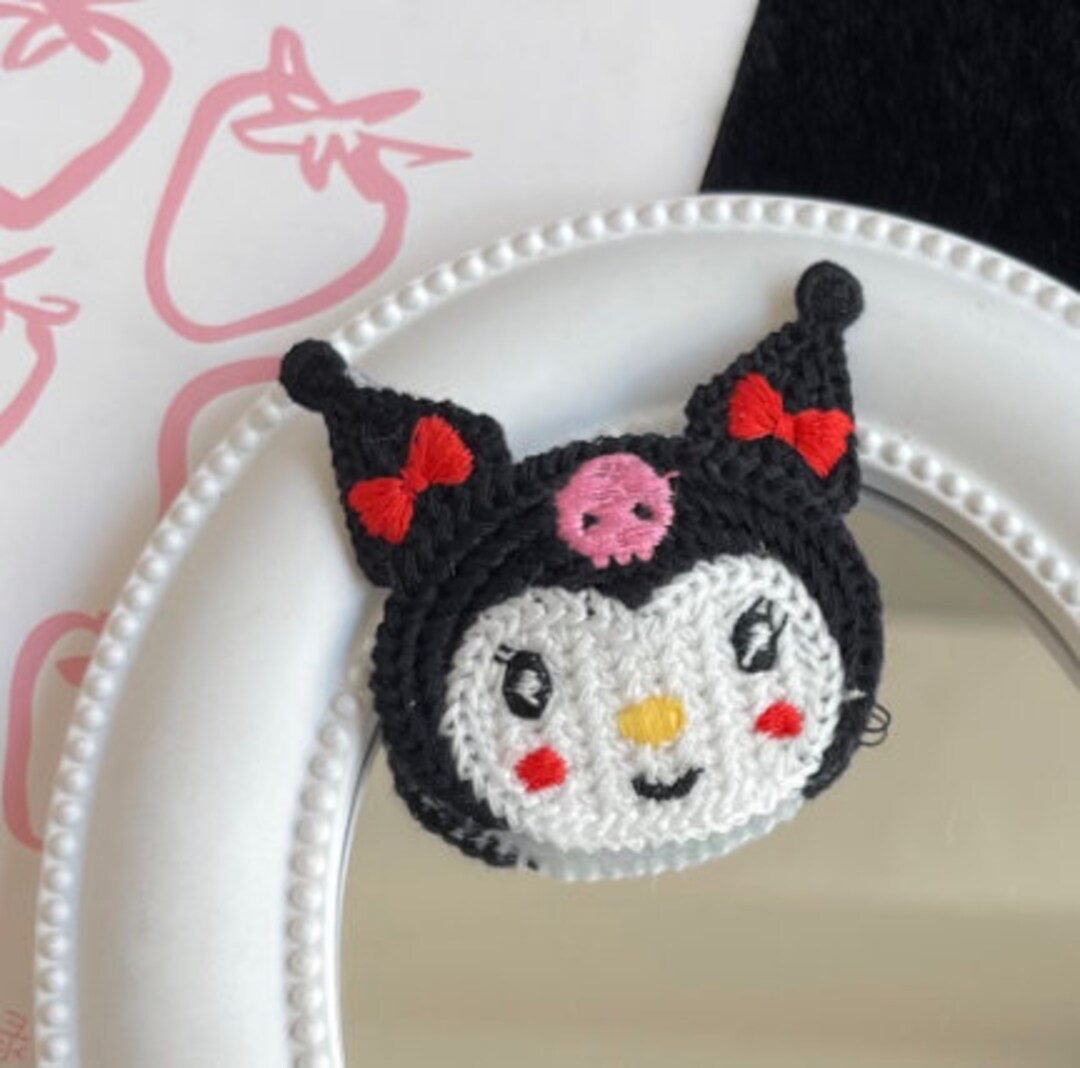 Head Kuromi Knitting Pin Cute Knitting Pin Head Kuromi - Etsy
