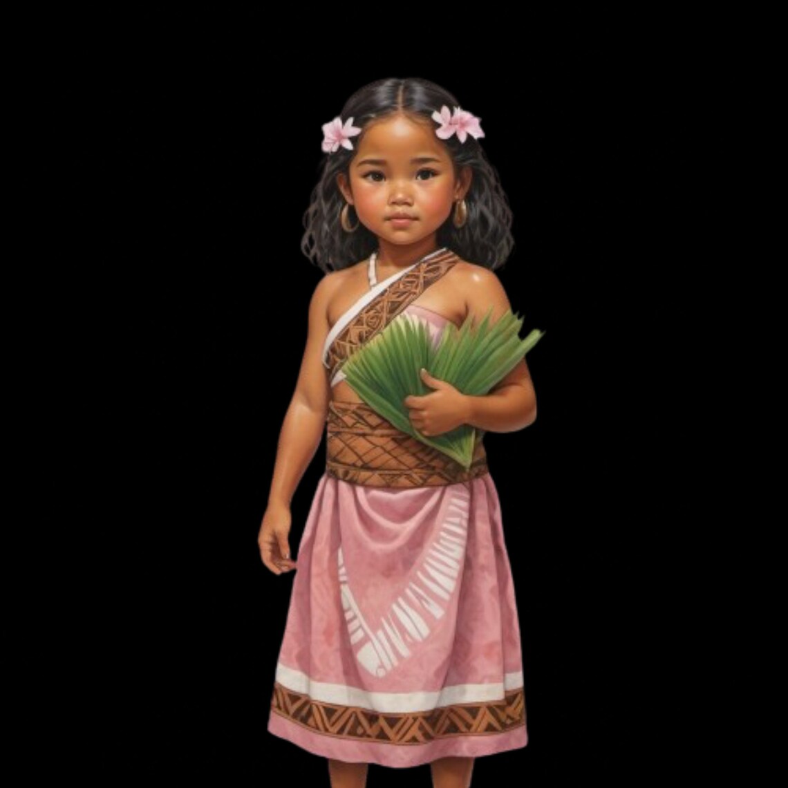 Customisable Polynesian Style Anime Artwork Using Any Photo, 3 ...