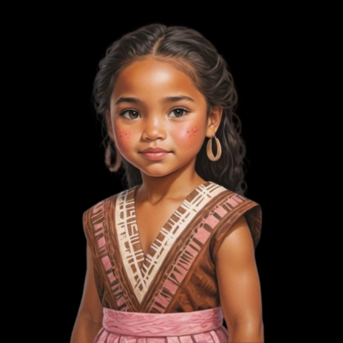 Customisable Polynesian Style Anime Artwork Using Any Photo, 3 ...