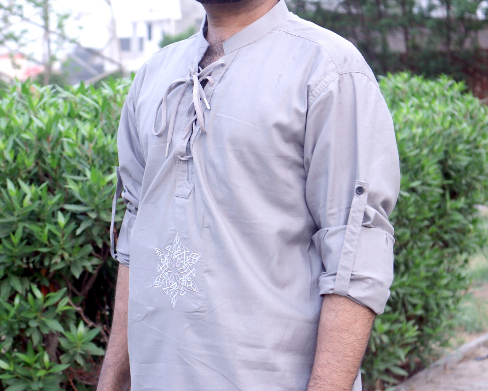 Renaissance Fair Viking Embroidered Tunic, Plus Size Goth Medieval ...