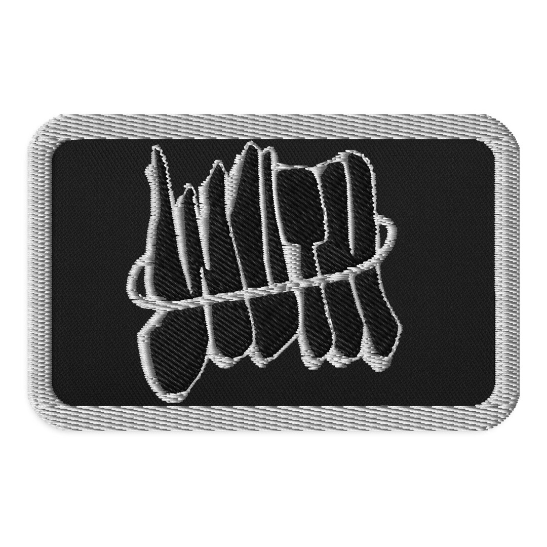 Graffiti Style 'WUTH' Embroidered Patch - Unique and Bold - Etsy
