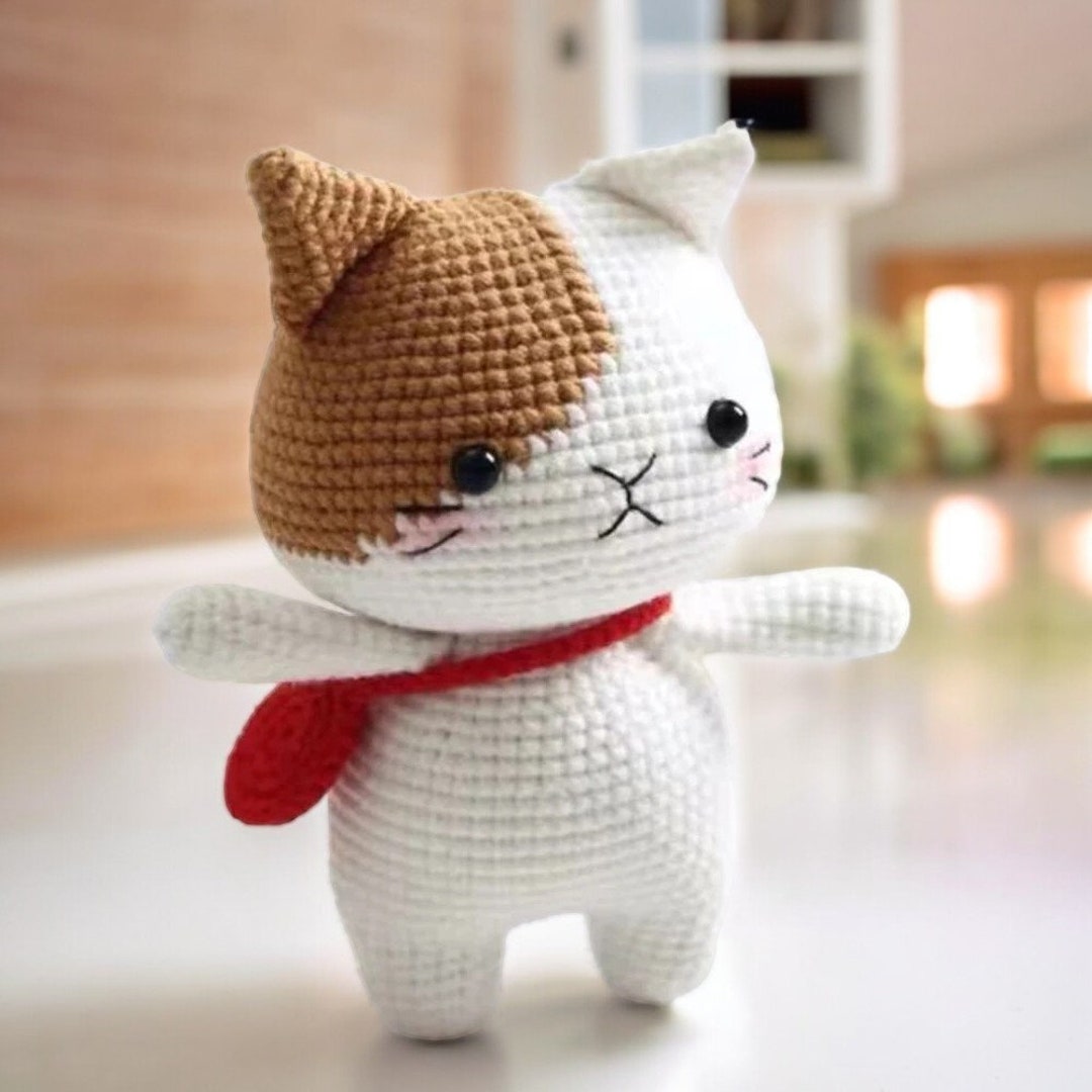Crochet Cat Pattern, Crochet Starter Kit ,crochet for Beginner,crochet ...