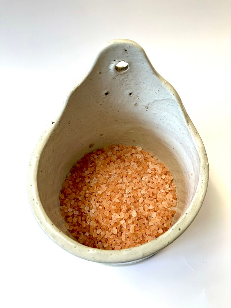 Authentic Vintage Stoneware Hanging Salt Crock - Etsy