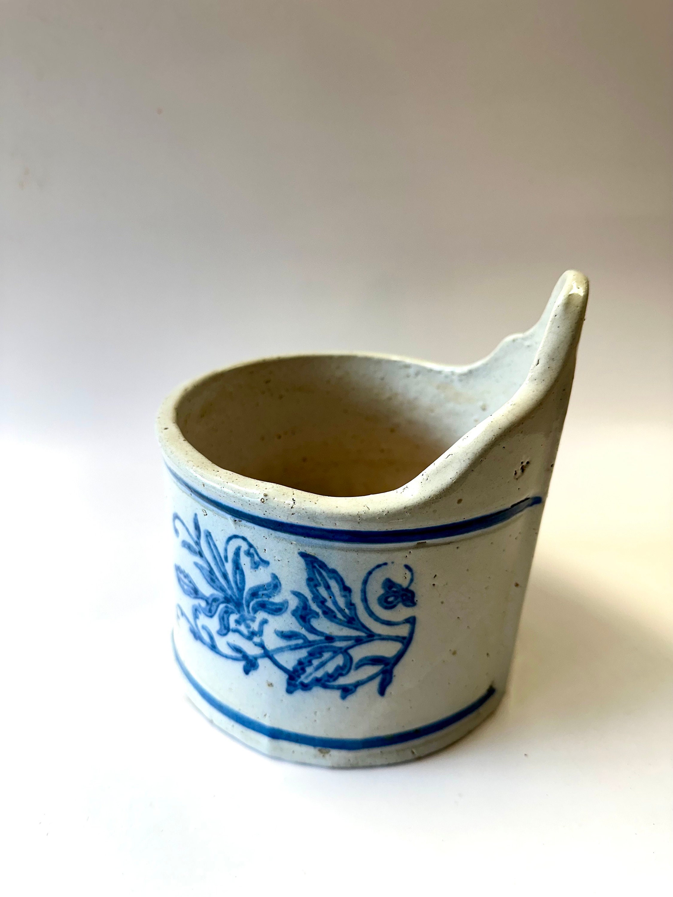 Authentic Vintage Stoneware Hanging Salt Crock - Etsy