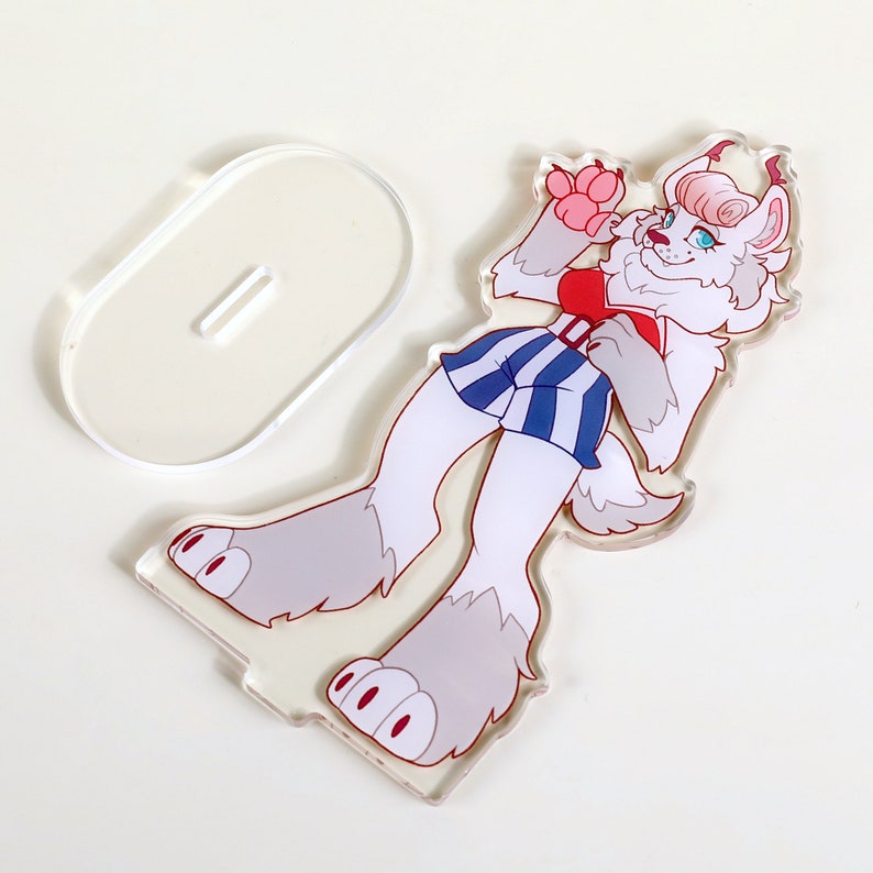 Custom Acrylic Standee Your Character Here YCH Furry Merch - Etsy